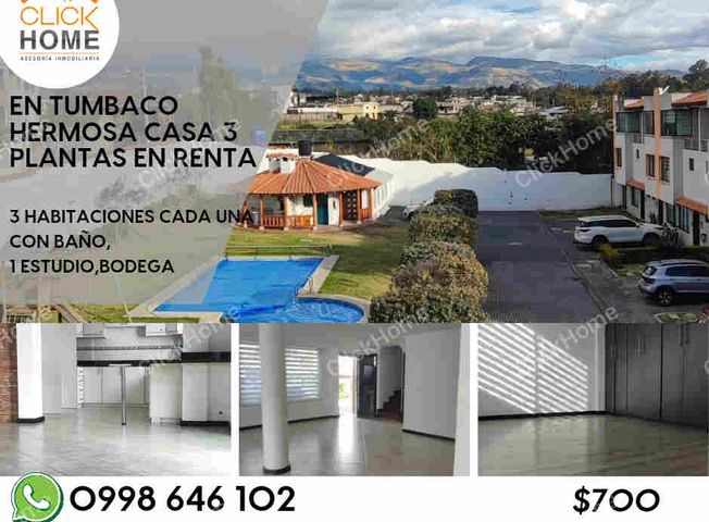 Casa en alquiler en Tumbaco | PROPERATI